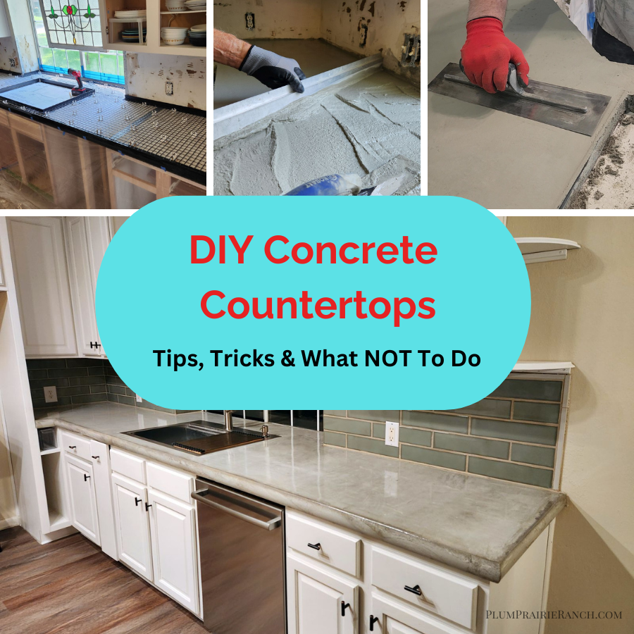 Diy Concrete Kitchen Countertops Easy DIY Concrete Countertop Guide: